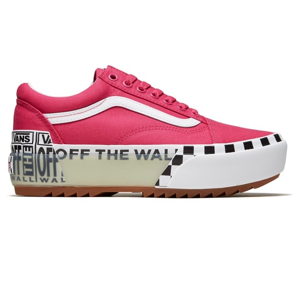 Vans | Shoes | New Womens Size 15 Vans Old Skool Stacked Logo Platform ...